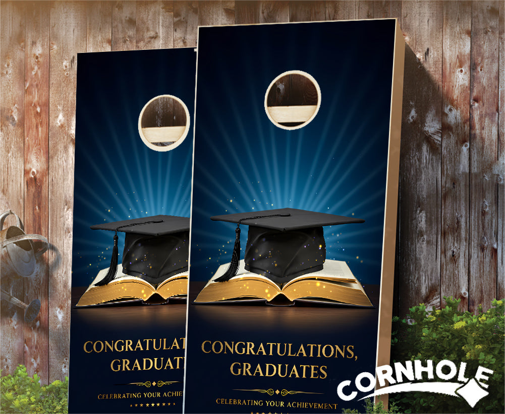 "Congratulations Graduates - Celebrating Your Achievement" Cornhole Bo ...