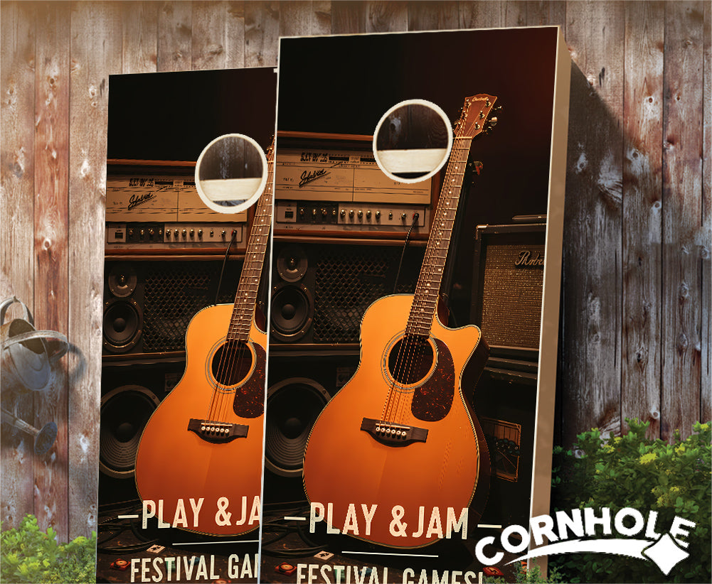 "Play & Jam Festival Games" Cornhole Boards – cornhole.com
