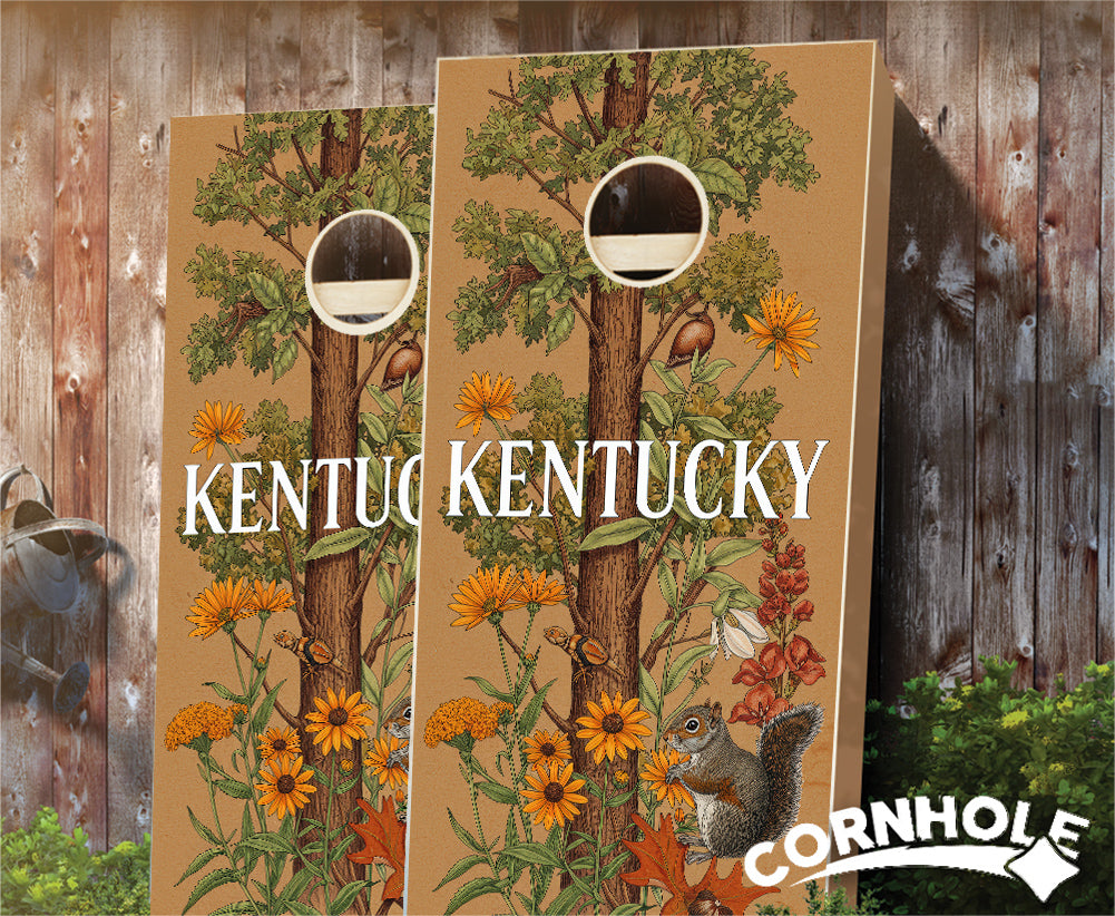 "Kentucky - State Illustration Motif " Cornhole Boards – cornhole.com