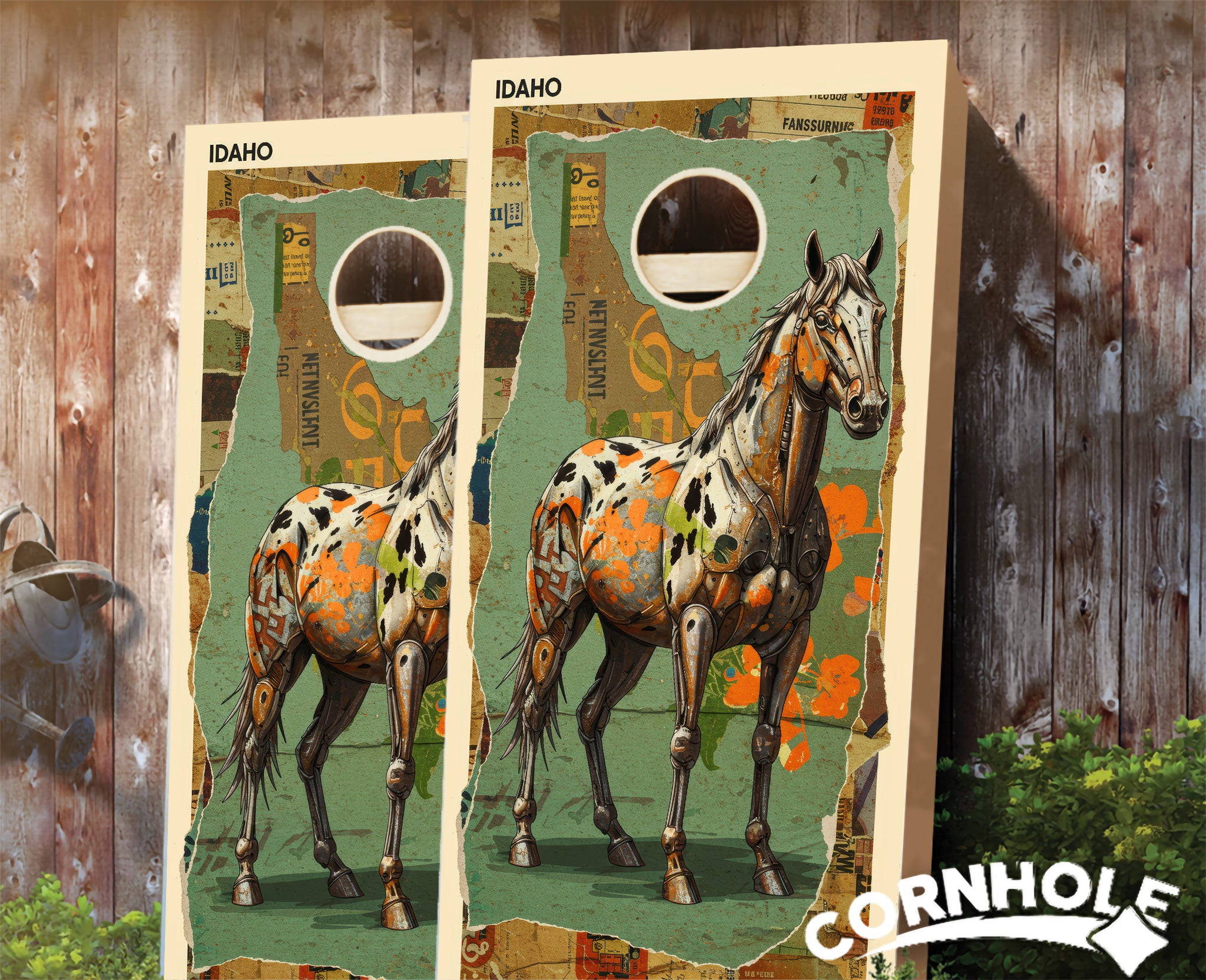 "Idaho - State Mixed Media " Cornhole Boards – cornhole.com