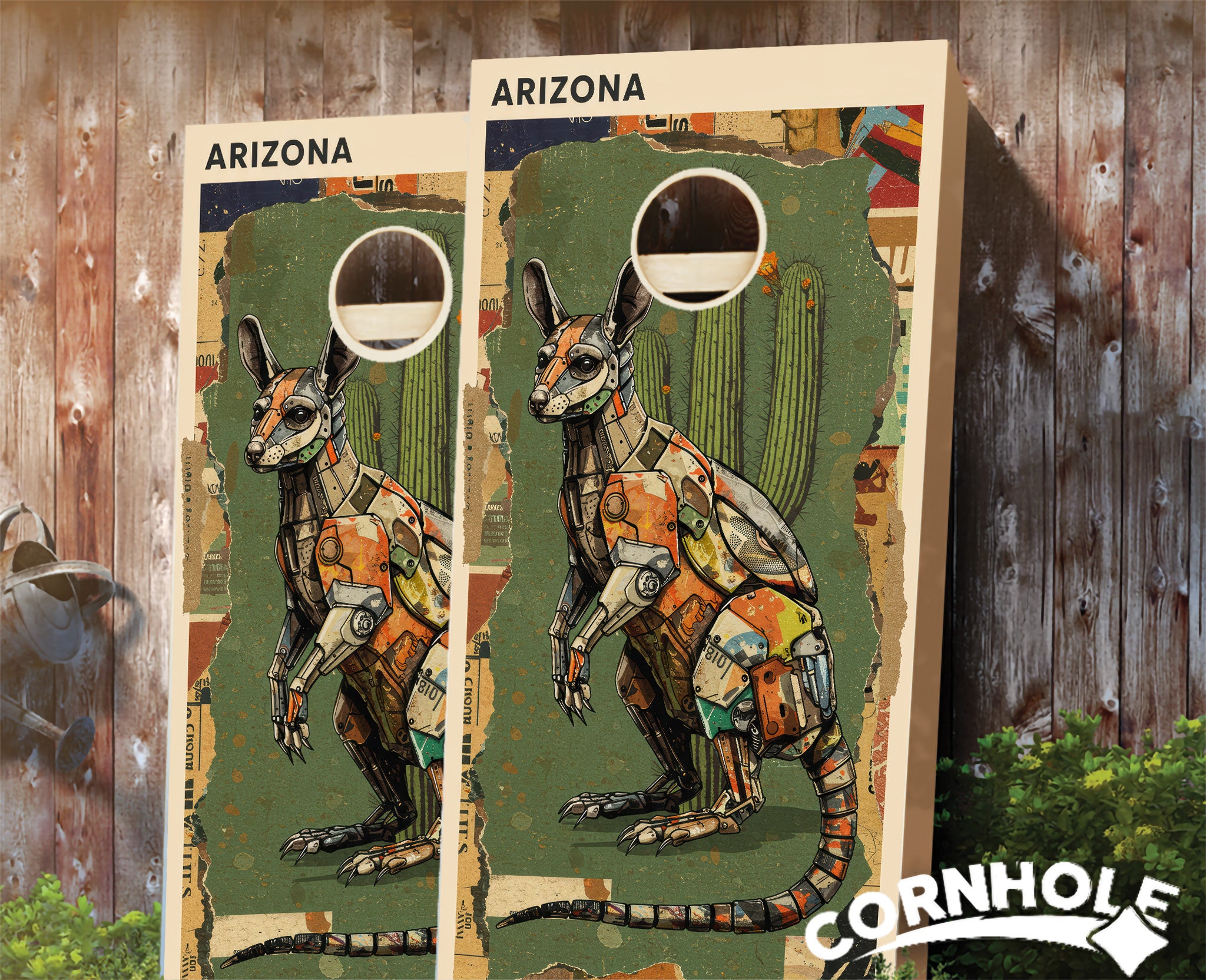 "Arizona - State Mixed Media " Cornhole Boards – cornhole.com