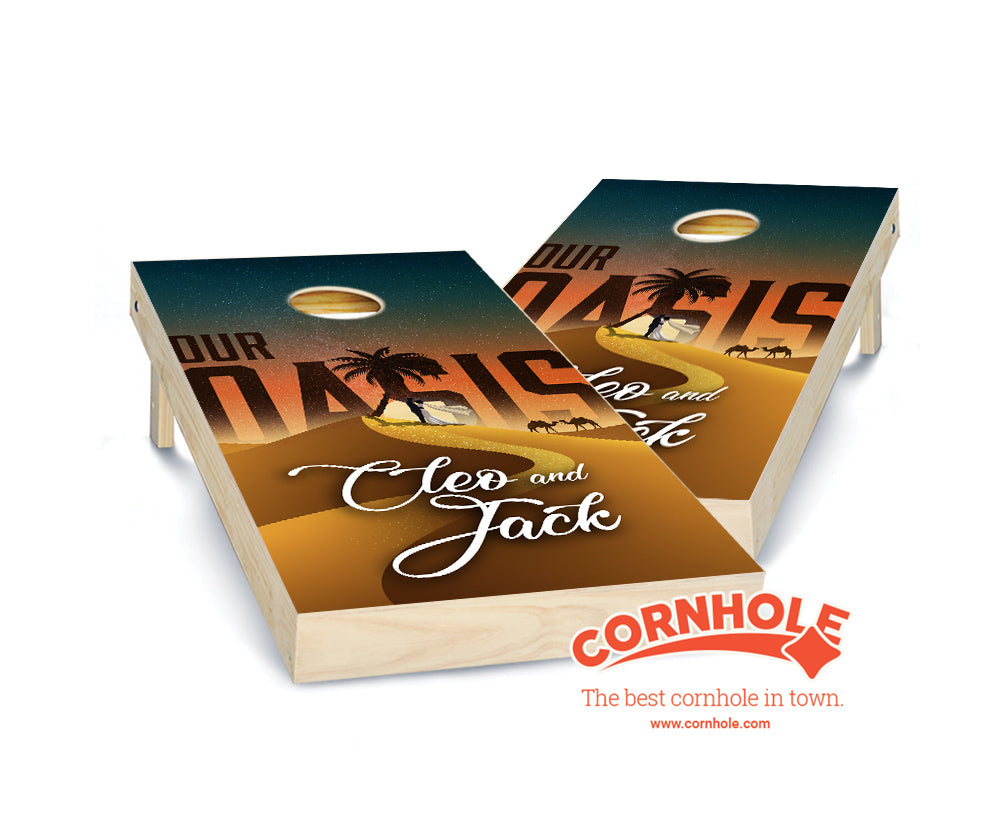 "Beach House Rustic Wood" Cornhole Boards – cornhole.com