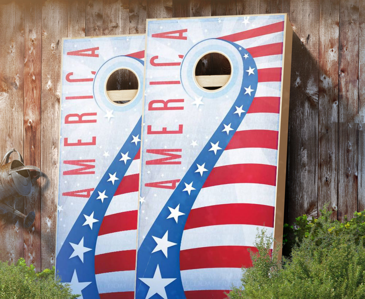 "USA Shooting Star" Cornhole Boards – cornhole.com