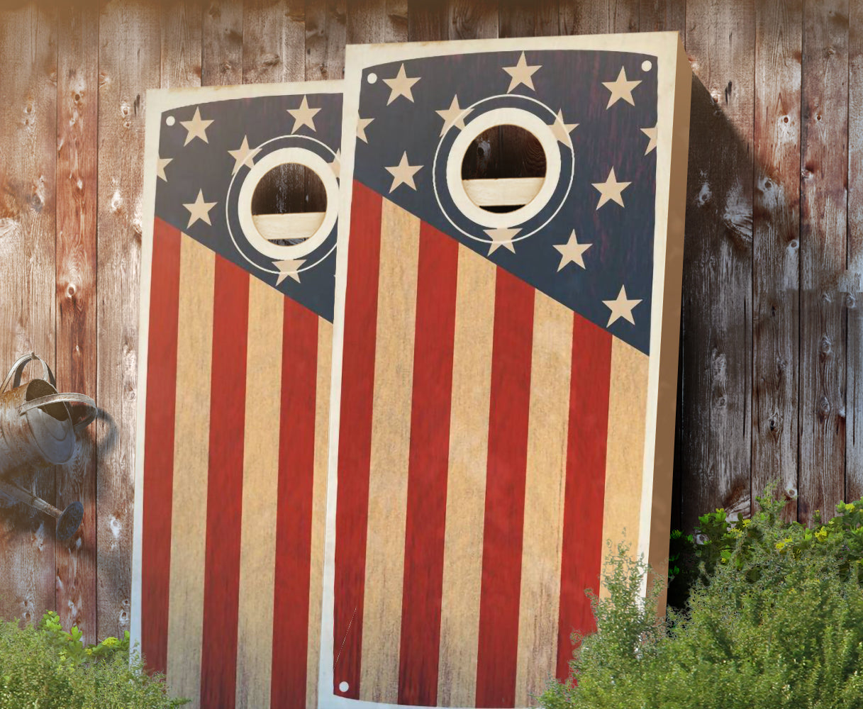 "Colonial" Stained Cornhole Boards – cornhole.com