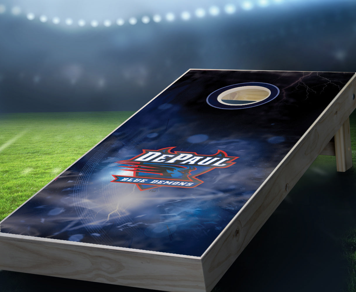 "DePaul Smoke" Cornhole Boards – cornhole.com