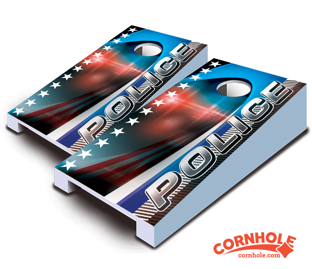 "Police" Tabletop Cornhole Boards – cornhole.com