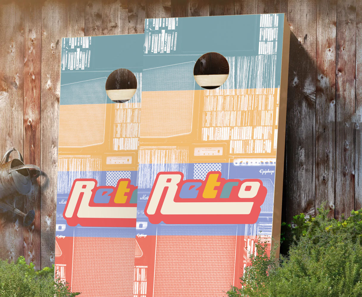 "Retro Design" Cornhole Boards – cornhole.com