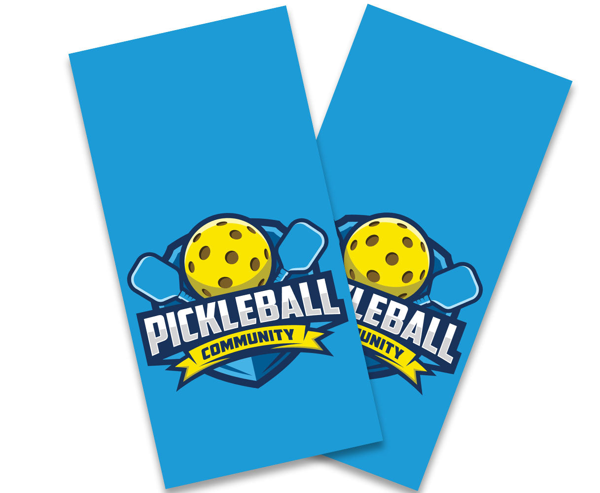 "Pickleball Community" Cornhole Wrap – cornhole.com