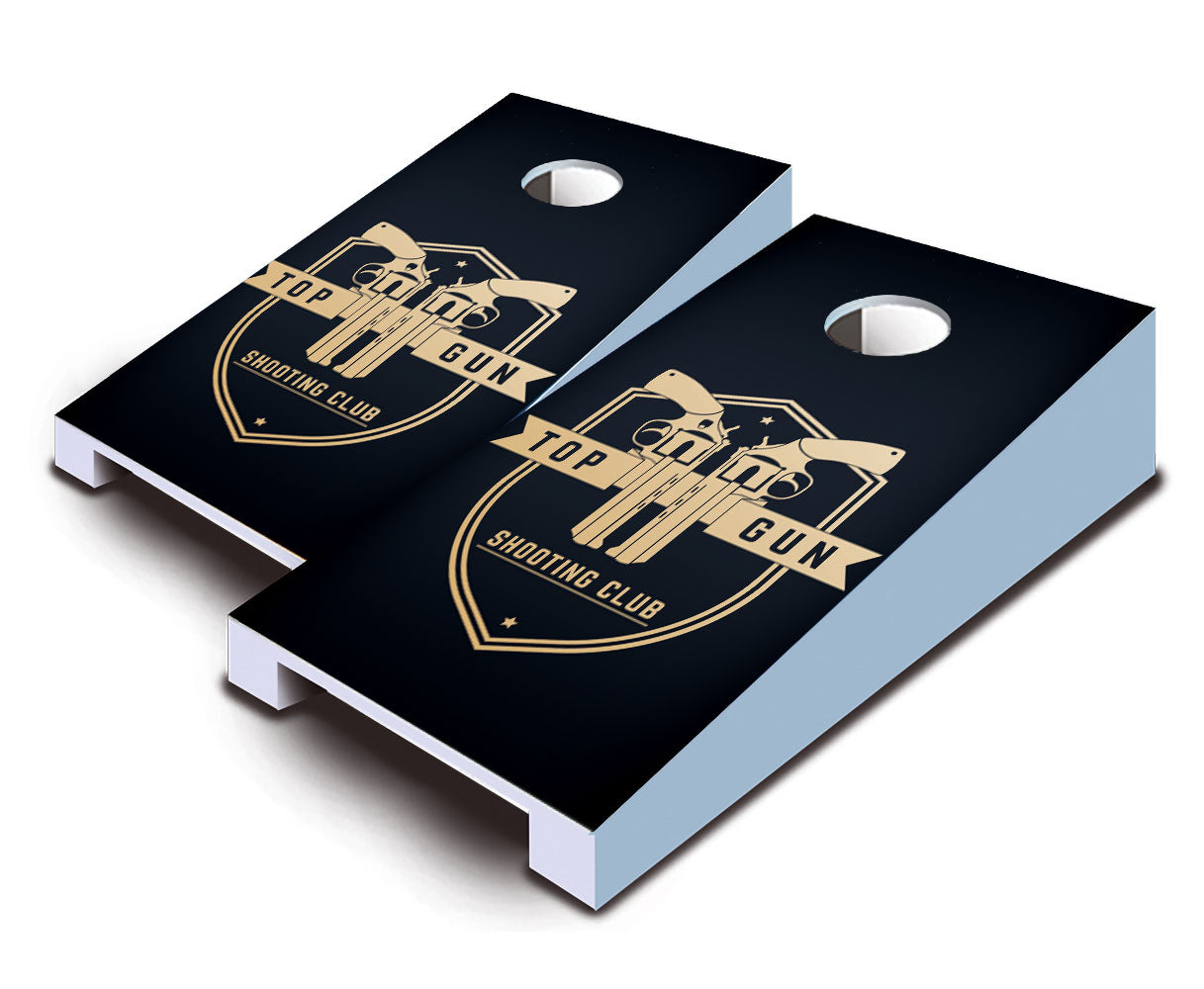 "Top Gun Shooting Club" Tabletop Cornhole Boards – cornhole.com